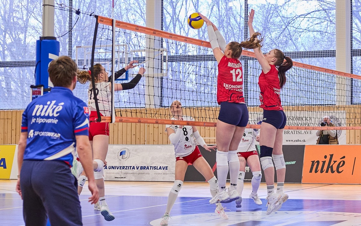 Niké Extraliga ženy štvrťfinále | Slávia Kooperativa EUBA – VK Spartak ...